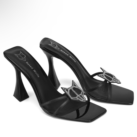 Naked Wolfe | Shoes | Naked Wolfe Viper Black Patent Leather Heels ...